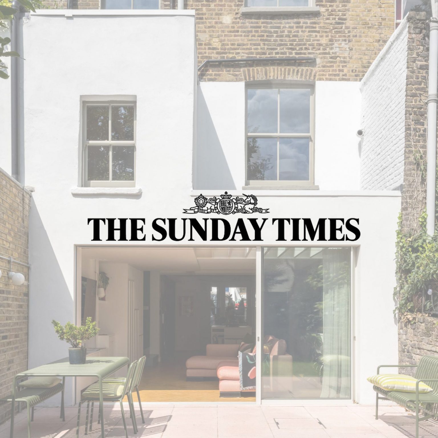 Tonal Terrace in The Sunday Times | Bradley Van Der Straeten Architects